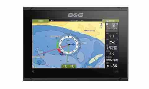 B&G Vulcan 9FS 9-Inch Chartplotter Radar Sonar - South Europe C Map ...