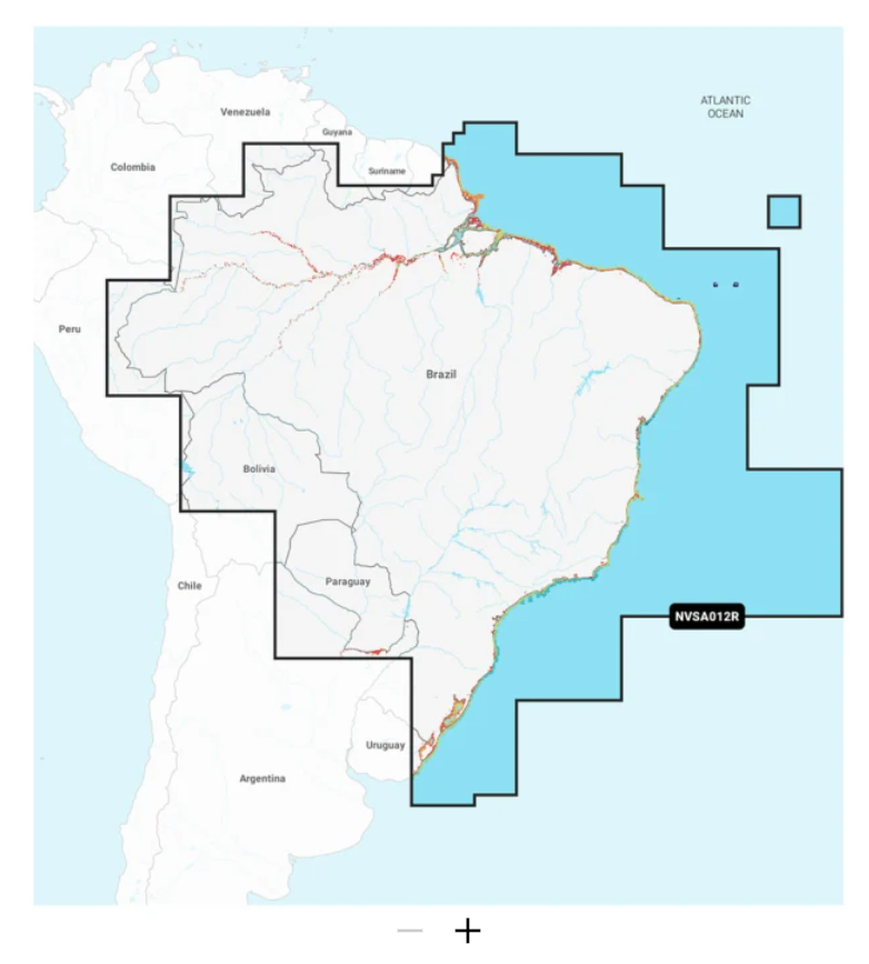 Brazil – Inland and Coastal Marine Charts - Hudson Marine Electronics