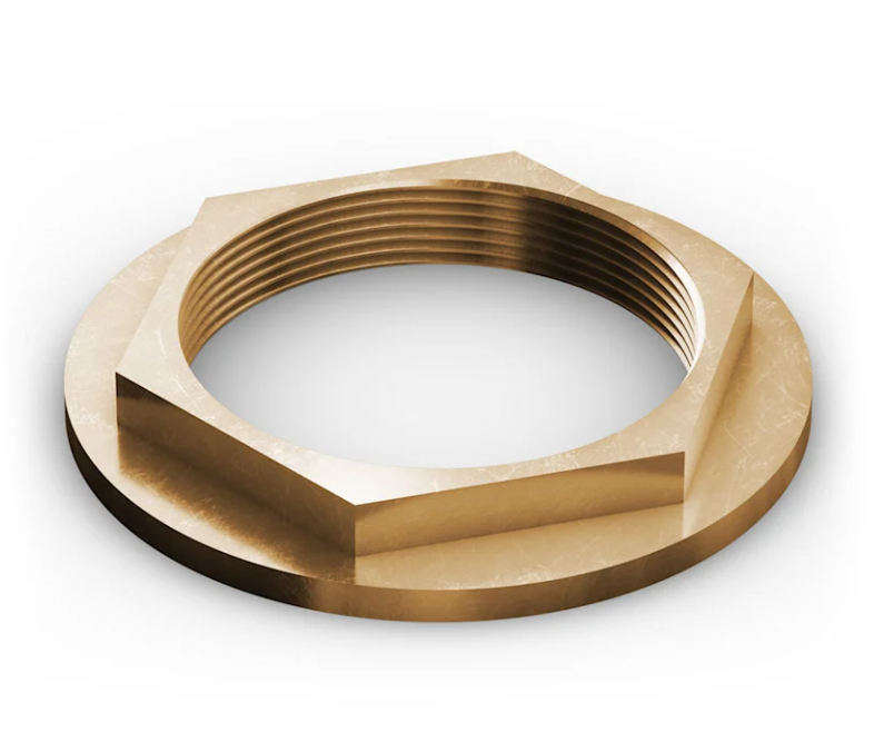 Bronze Transducer Jam Nut - Hudson Marine Electronics