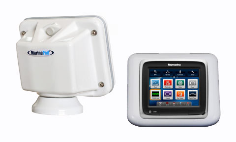 MarinePod 5 Inch Chartplotter Pod with White Deck Mount - C6-DW ...