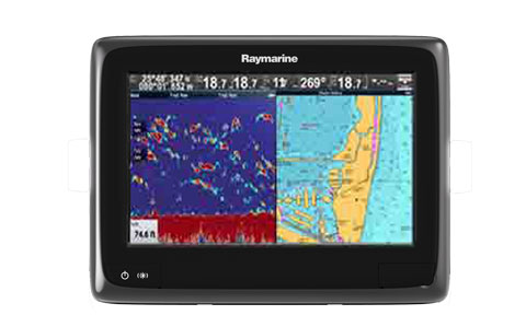 Raymarine a97 9 Inch Touchscreen MFD with WiFi, Sonar and Navionics ROW ...