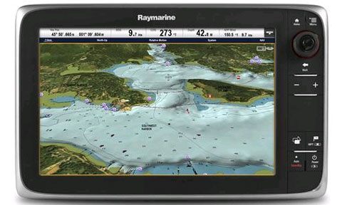 Raymarine c125 12 Inch None Touch Screen MFD with WiFi and Navionics EU ...
