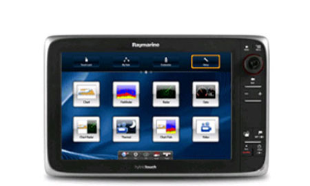 Raymarine e125 12 Inch HybridTouch Multifunction Display with WiFi ...