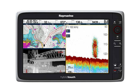 Raymarine e165 15.4 Inch HybridTouch MFD with Wi-Fi and Navionics ROW ...