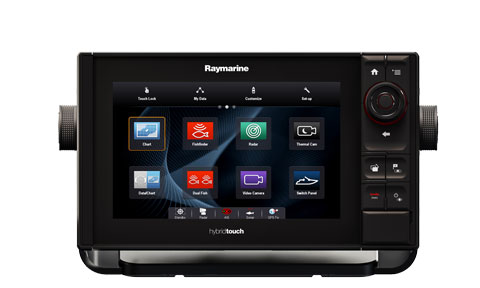 Raymarine eS98 9 Inch HybridTouch Multifunction Display with WiFi and ...