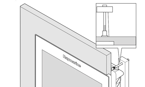 Raymarine gS125 Flush Mount Mounting Kit for gS125 Glass Bridge ...