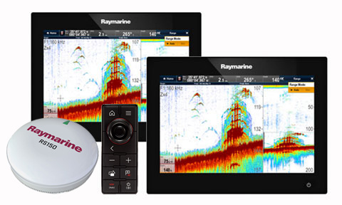 Raymarine gs125 12.1 Inch Glass Bridge Dual Display Bundle - E70184-DD2 ...