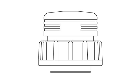 Simrad caps, connector, NSE - 000-00130-001 - Hudson Marine Electronics