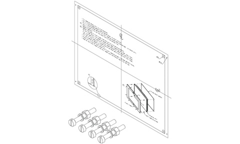 Simrad NSE Flush Mount Kit - 000-00143-001 - Hudson Marine Electronics