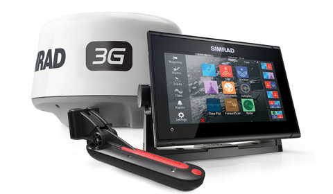 Simrad GO9 XSE 9 Inch MFD TotalScan 3G Bundle ROW - 000-14452-001 ...