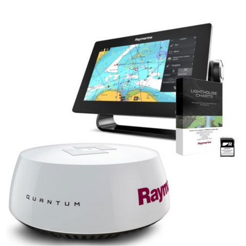 Raymarine Axiom+ 12, Quantum Radar & Western Europe Chart Bundle - BF-3 ...